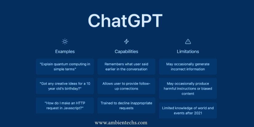 ChatGPT: training process, advantages, and limitations - Ambientech ... ChatGPT: training process, advantages, and limitations - Ambientech ...
